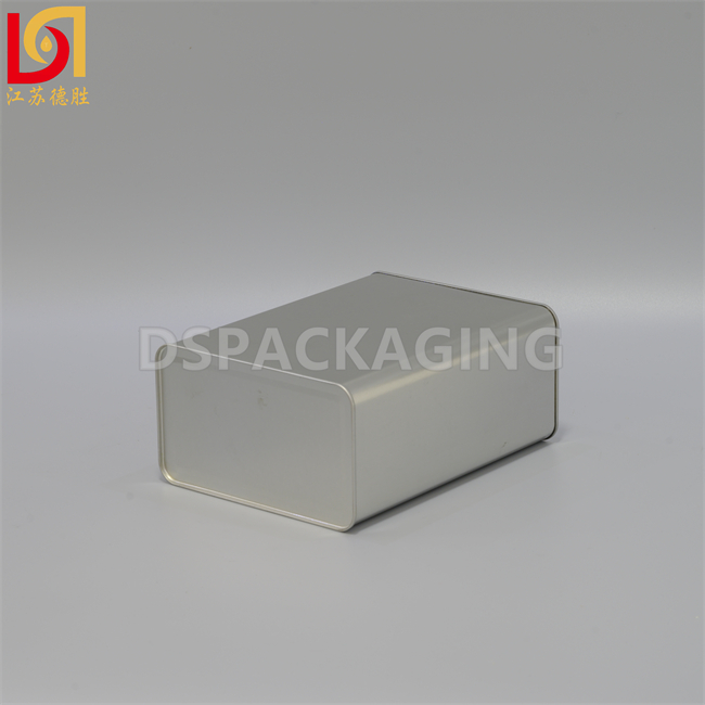 4L Square F Style Tin Can with Spout - Desheng
