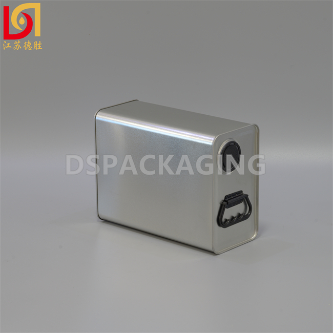 Custom 4 Liter F style Tin with Spout - Desheng