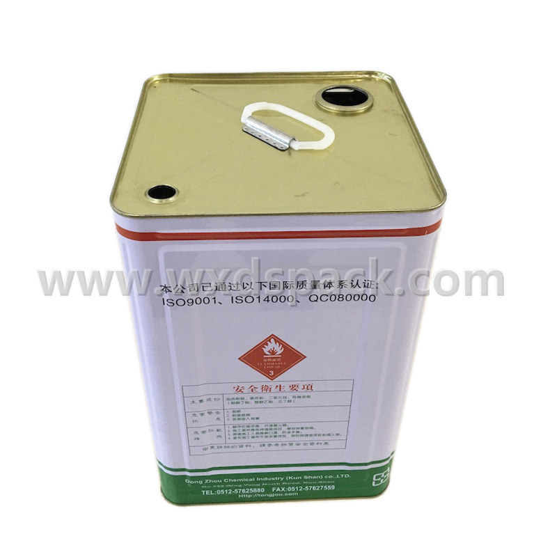 18.5 Liter Square Barrel for Paint / Gasoline Oil - Desheng