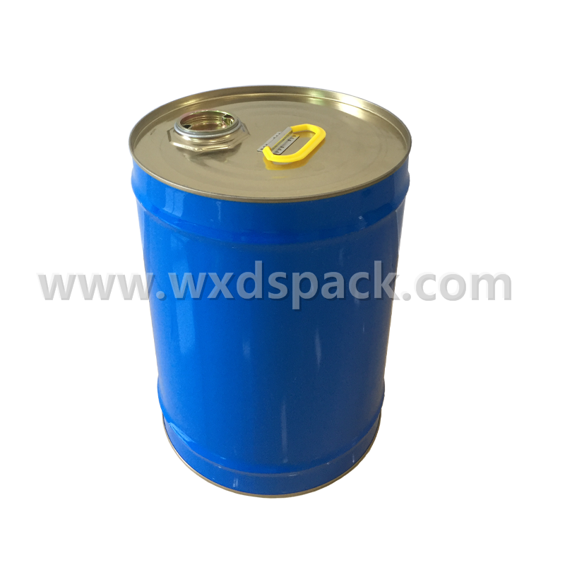 20 Liter Round Closed Top Chemical Barrels with Screw Caps - Desheng