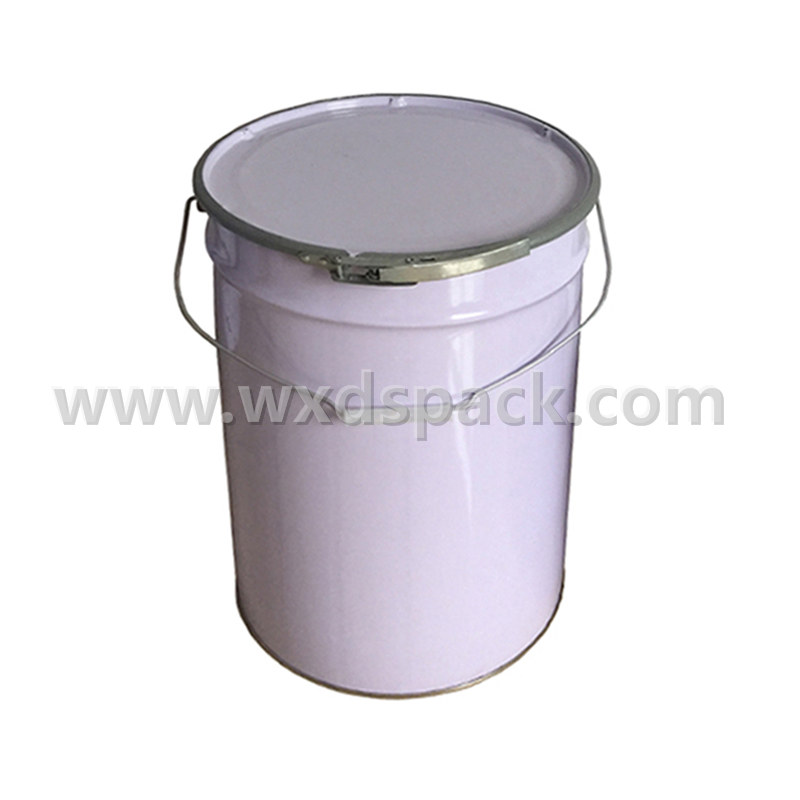 20L Conical Gold Metal Chemical Bucket - Desheng