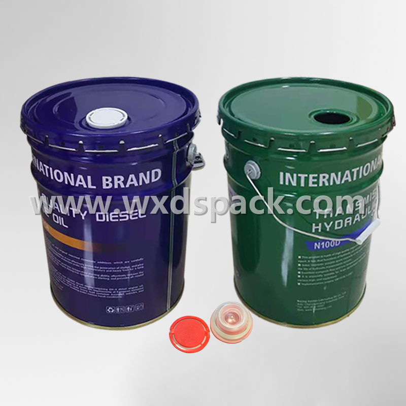 Printed 5 Gallon Metal Pail with Spout - Desheng