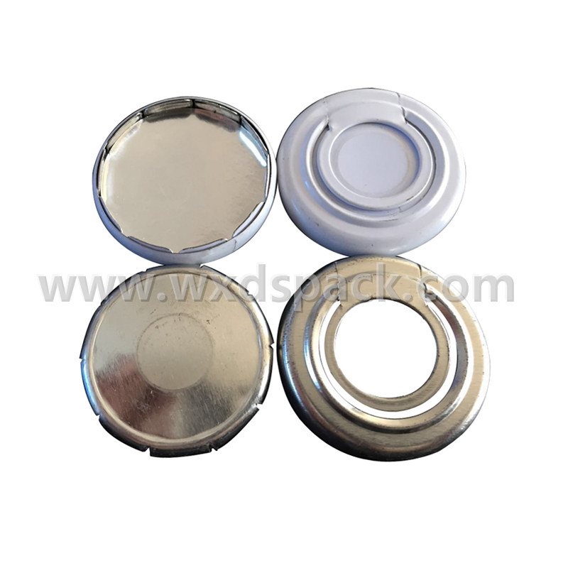 43mm Round Press Caps for Motor Oil Tin Can - Desheng