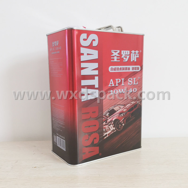 1 Gallon Printed Engine Oil Tin Cans Toyota Replacement - Desheng