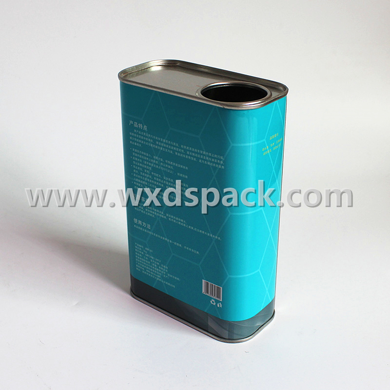 1 Liter Metal Paint Tin Can with Lid - Desheng