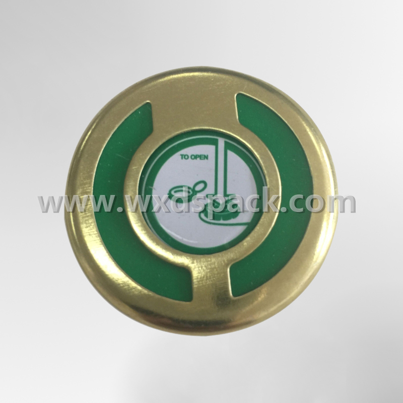 Japan Style Metal Squeeze Cap with Plastic Spout - Desheng