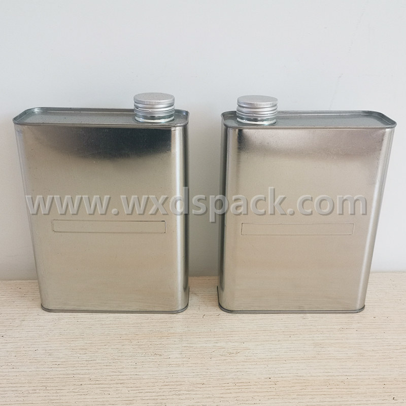 1L Vintage European Motor Oil Tin Can with Screw Top - Desheng