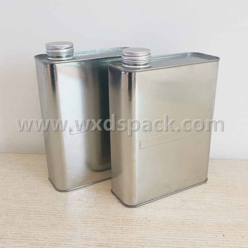 1L Vintage European Motor Oil Tin Can with Screw Top - Desheng